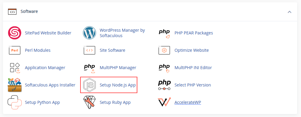 How To Deploy Node.js app in cPanel - HostMyCode