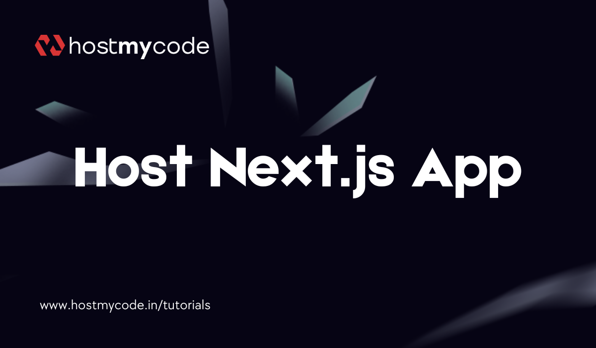 Host Next.js Application with Nginx on AlmaLinux - HostMyCode
